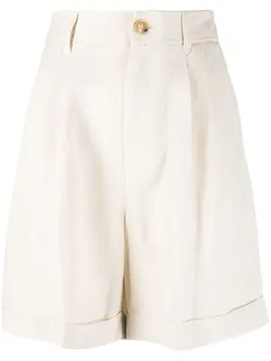 Woolrich Pleated Turn-up Shorts