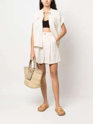 Woolrich Pleated Turn-up Shorts
