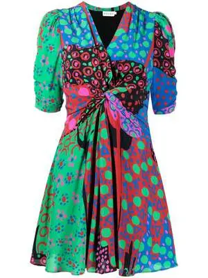 Rhode Graphic-print Mini Dress