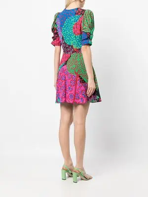 Rhode Graphic-print Mini Dress