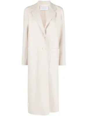 Harris Wharf London Side Slit Trenchcoat