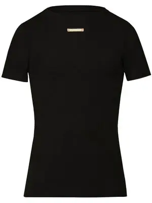 MAISON MARGIELA Ribbed-knit T-shirt - Black
