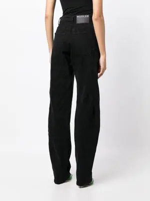 MUGLER Spiral-seam Trousers