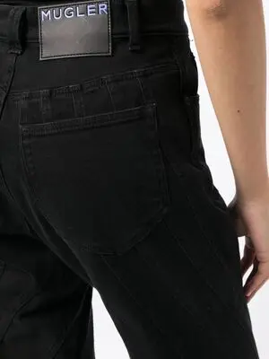 MUGLER Spiral-seam Trousers
