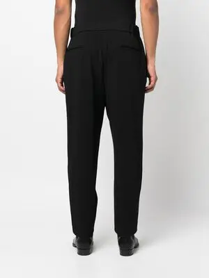 Giorgio Armani Tapered-leg Trousers - Black