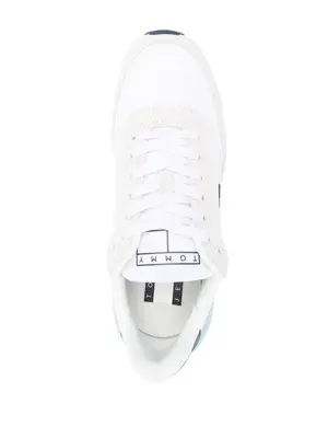 Tommy Hilfiger Logo-plaque Low-top Sneakers - White