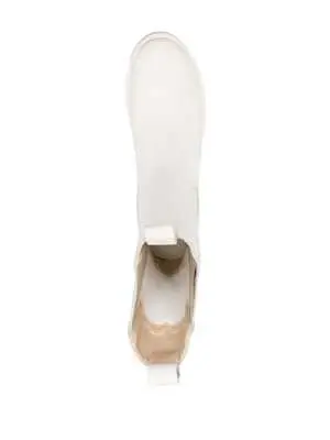 Tommy Hilfiger Leather Chelsea Boots - Neutrals