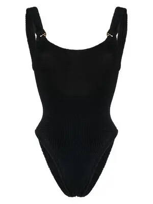 Hunza G Domino Scoop-neck Swimsuit - Black