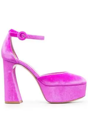 Metallic Pink Heels
