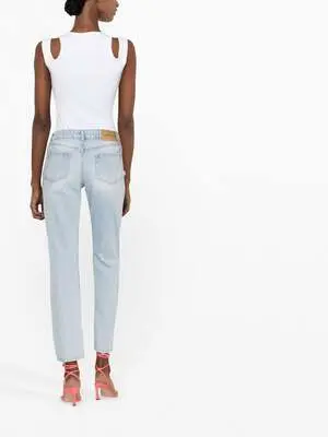 Alexandre Vauthier Slim-fit Straight Jeans - Blue