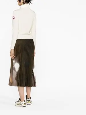 Canada Goose Quilted Knit Jacket - White
