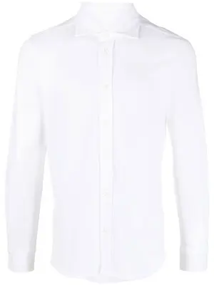 CIRCOLO 1901 Slim-cut Poplin Shirt - White