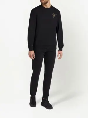 GIUSEPPE ZANOTTI Dragon Crystal Sweatshirt