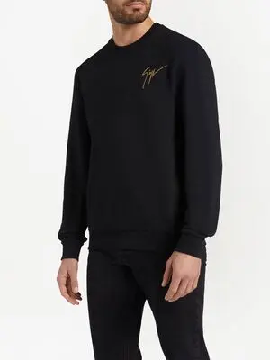 GIUSEPPE ZANOTTI Dragon Crystal Sweatshirt