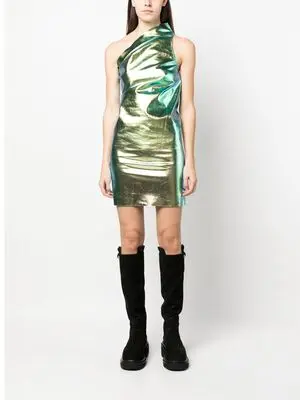 Rick Owens Metallic Mini Skirt