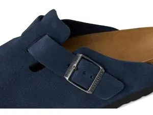 BIRKENSTOCK Boston Suede Clog - Navy