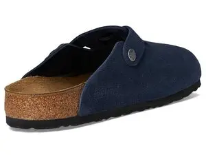 BIRKENSTOCK Boston Suede Clog - Navy