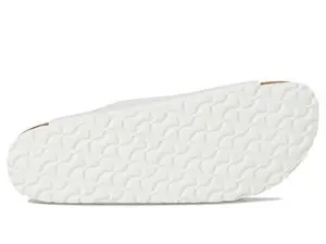 BIRKENSTOCK Arizona Soft Footbed Leather Sandals - Bone