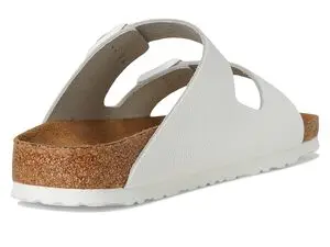 BIRKENSTOCK Arizona Soft Footbed Leather Sandals - Bone
