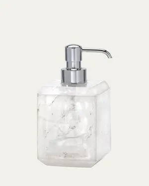 LABRAZEL Rockwell Clear Pump Soap Dispenser Clear