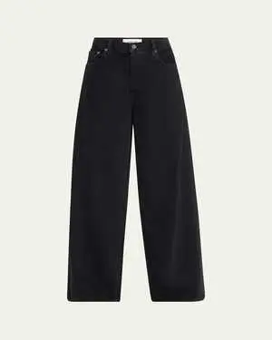 AGOLDE Low Slung Baggy Jeans - Black