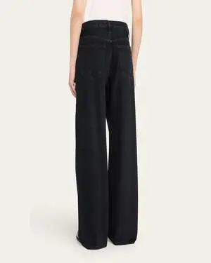 AGOLDE Low Slung Baggy Jeans - Black