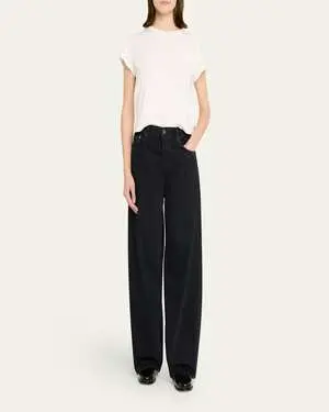 AGOLDE Low Slung Baggy Jeans - Black