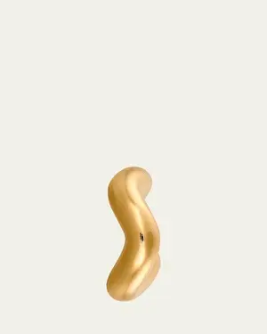 Charlotte Chesnais Wave Cuff Earring Vermeil Yg