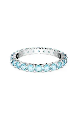 SWAROVSKI Matrix Round Crystal Ring - Blue