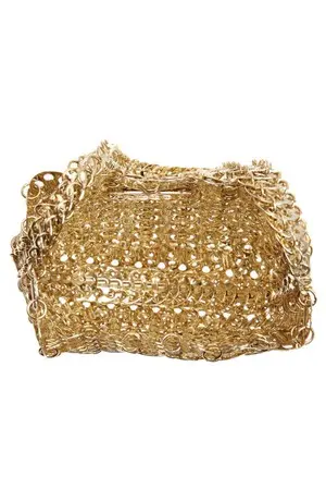 Rabanne 1969 Moon Shoulder Bag - P711 Light Gold