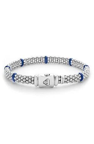 Lagos Caviar Ceramic Station Rope Bracelet
