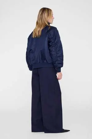 ANINE BING Leon Bomber Jacket - Midnight Blue