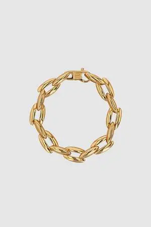 ANINE BING Oval Link Bracelet - 14k Gold