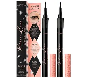 BENEFIT COSMETICS Roller Liner Matte Liquid Eye Iner Duo - One-color