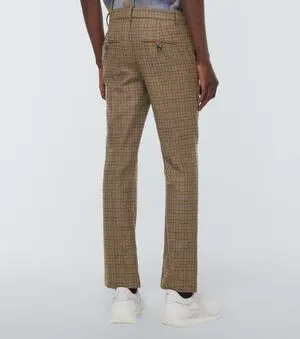 Loewe X Howl's Moving Castle Checked Wool Pants