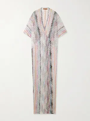 Missoni Striped Crochet-knit Coverup - Multi