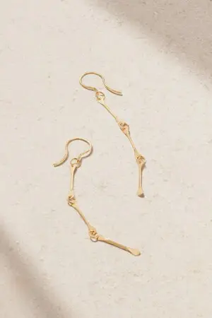 MELISSA JOY MANNING 14-karat Recycled Dangle Earrings - Gold