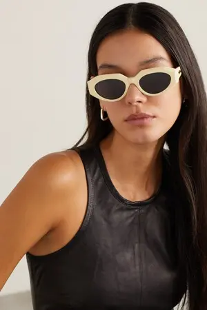 Bottega Veneta Round-frame Acetate Sunglasses
