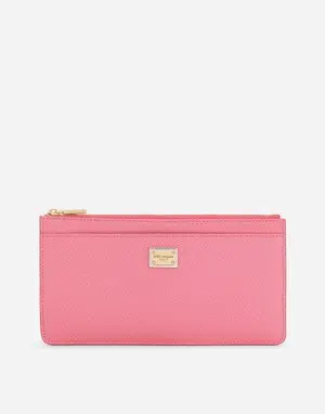 Dolce & Gabbana Large Card Holder With Tag Pink