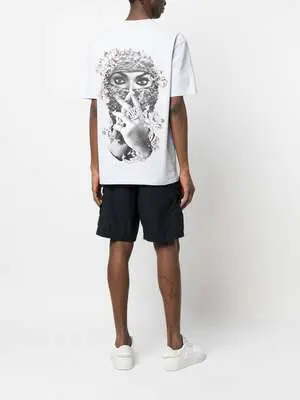 IH NOM UH NIT Graphic-print Jersey T-shirt - Blue