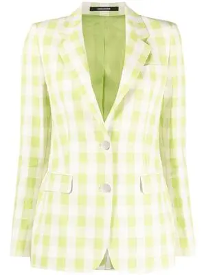 Tagliatore Check-print Single-breasted Blazer