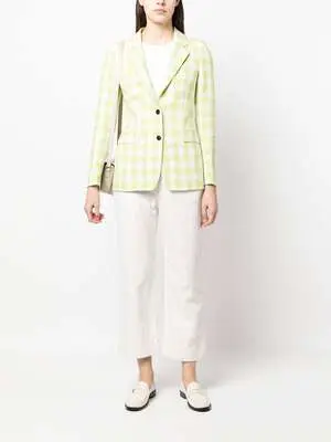 Tagliatore Check-print Single-breasted Blazer
