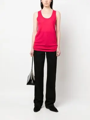 Frenckenberger Scoop Neck Tank - Pink