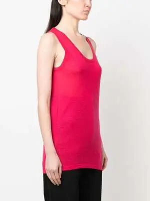 Frenckenberger Scoop Neck Tank - Pink