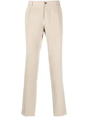 PT TORINO Pressed-crease Straight Trousers
