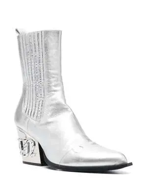 Philipp Plein Gothic 85mm Mid-calf Boots