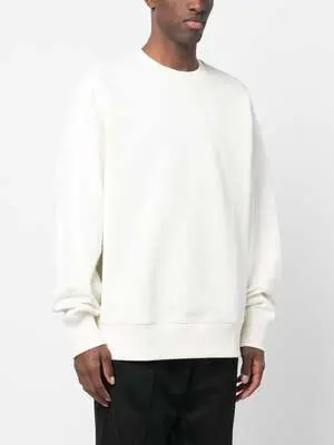Y3 Long-sleeved Organic Cotton Sweatshirt - Neutrals