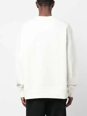 Y3 Long-sleeved Organic Cotton Sweatshirt - Neutrals