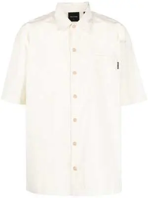 DAILY PAPER Button-front Short-sleeved Shirt - Neutrals