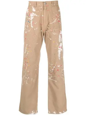 Martine Rose Paint-splatter Cargo Trousers